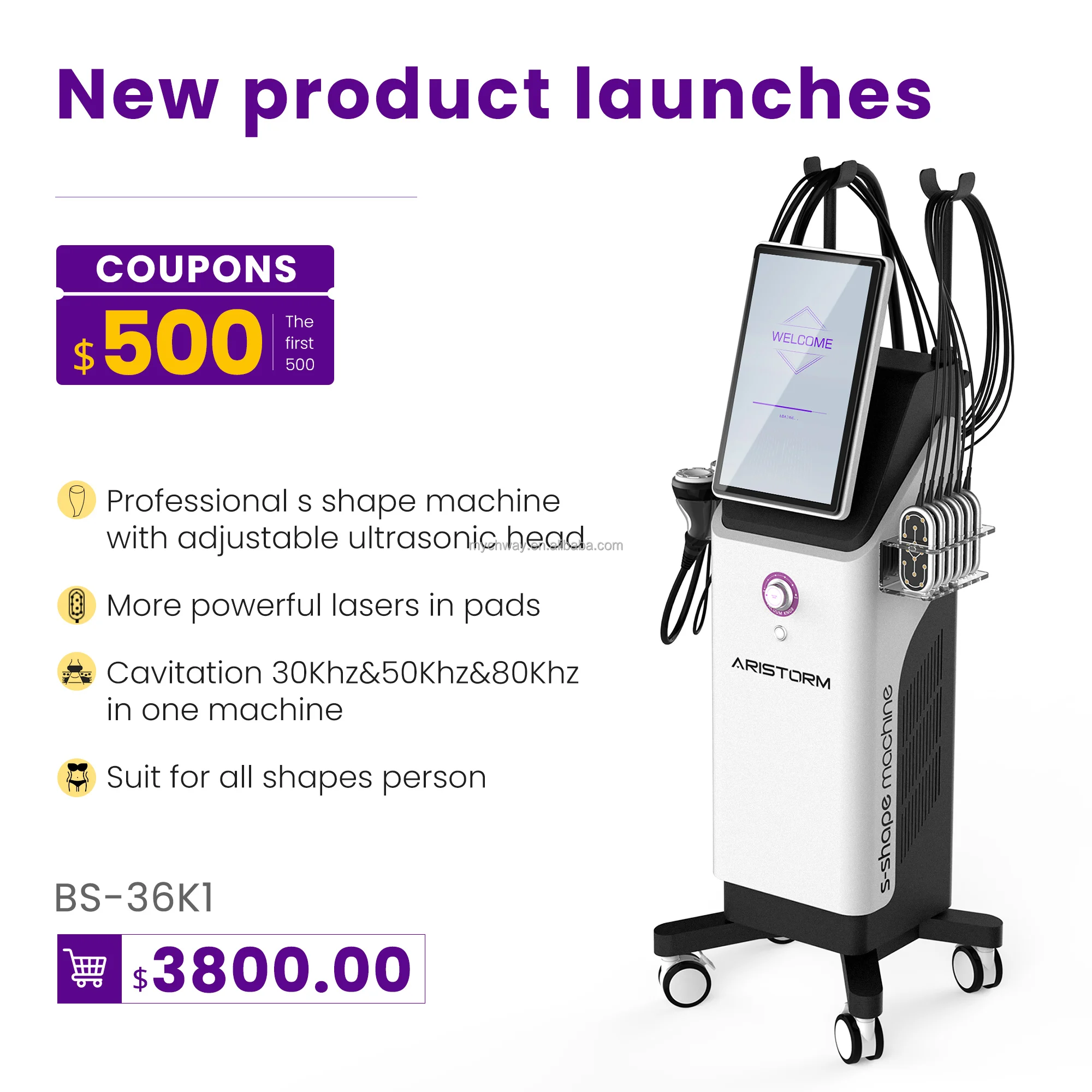 S Shape 30k 50k 80k Cavi Body Contour Slimming Beauty Ultraslim S Shape ...