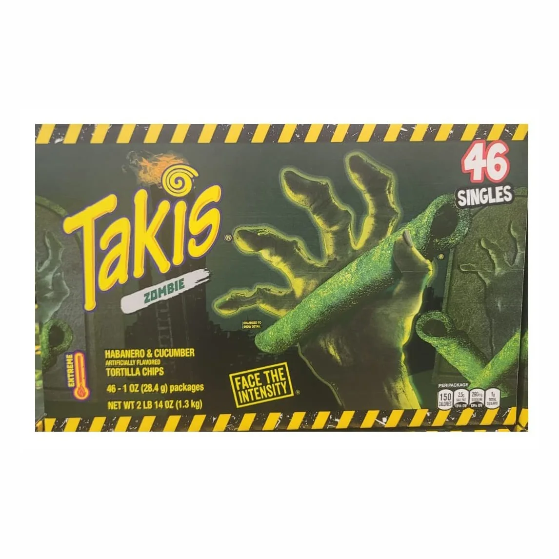Takis Zombie Habanero & Cucumber Flavored Tortilla Chips - Buy Takis ...