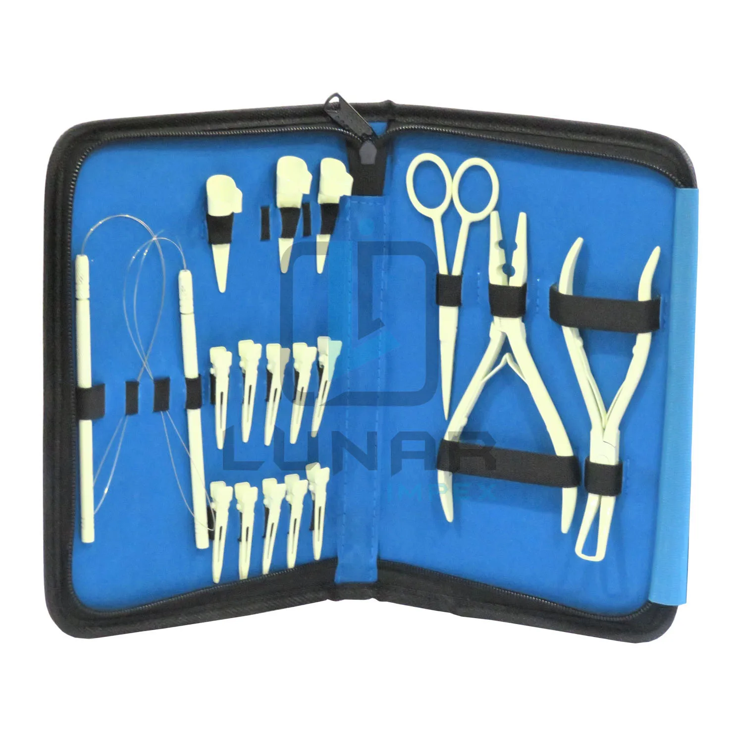 Cream White In Color High Quality Stainless Steel Hair Extension Tools ...