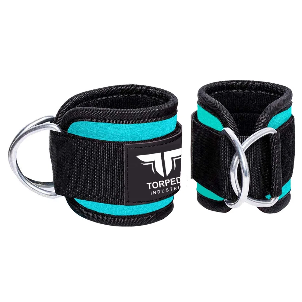 Customization Fitness Accessories Gym Ankle Straps For Cable Machines ...