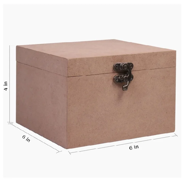 Mdf Storage Cosmetic Box Handicraft Top Design Mdf Jewelry Box With ...