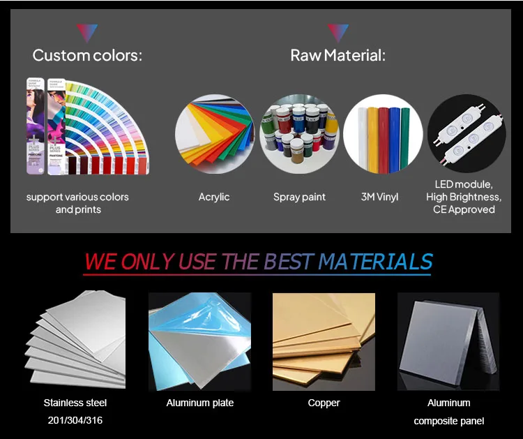 BOYANG Classic Design Outdoor Pylon Signage Totem Sign Board