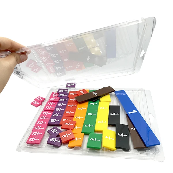 Rainbow Fraction Decimal Tiles - Educational Toys for Kids