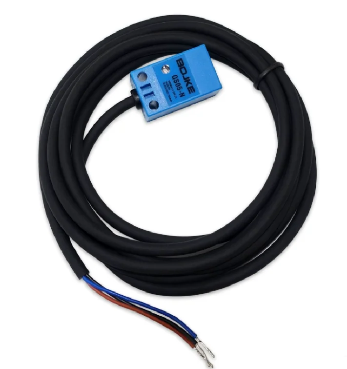 Compact Size Square Type Yellow Proximity Sensor Switch DC 3-Wire ...