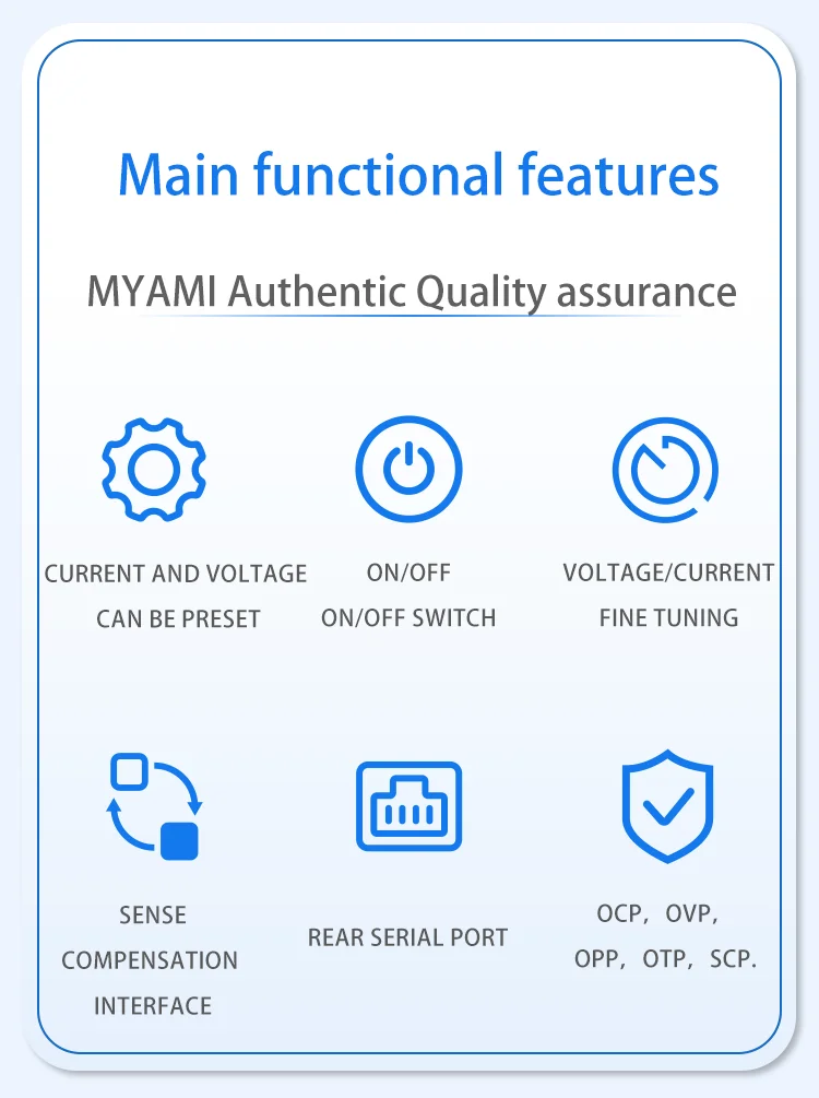 MYAMI Lab Power Supply - Adjustable 20A to 60A DC Output