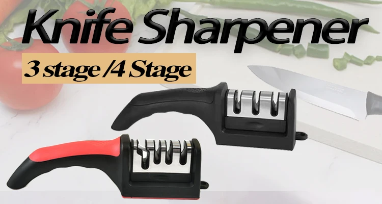 3 Stage Knife Sharpener 3 In 1 Manual Fast Sharpening Stone Knife ...