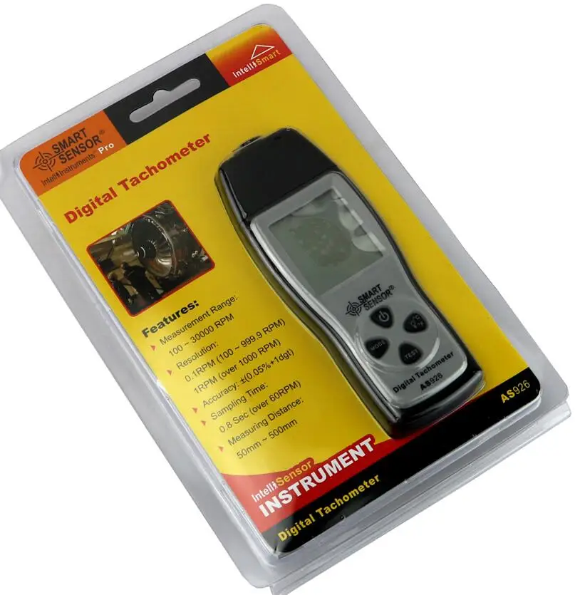 Smart Sensor As926 Photoelectric Tachometer Speedometer - Buy Digital ...