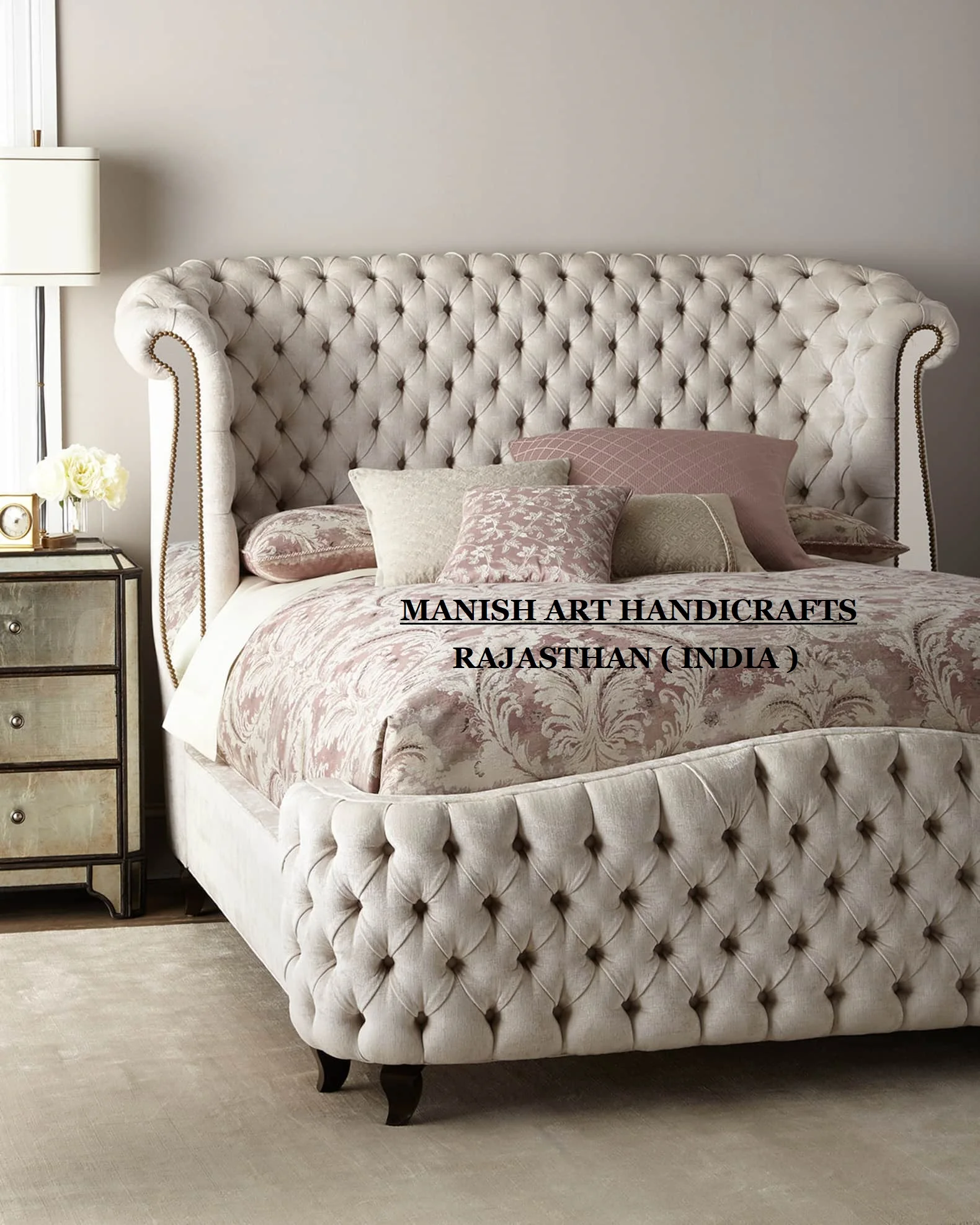 Wholesale High Quality Modern Luxury Antique Royal Bed Furniture Bed