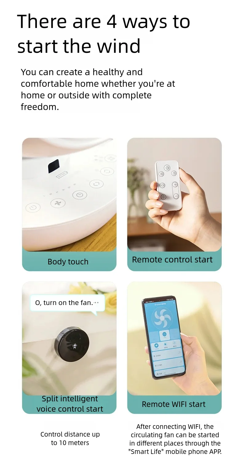 Manufacturer Electric DC Desk Fan Portable Multi-angle Oscillating ...