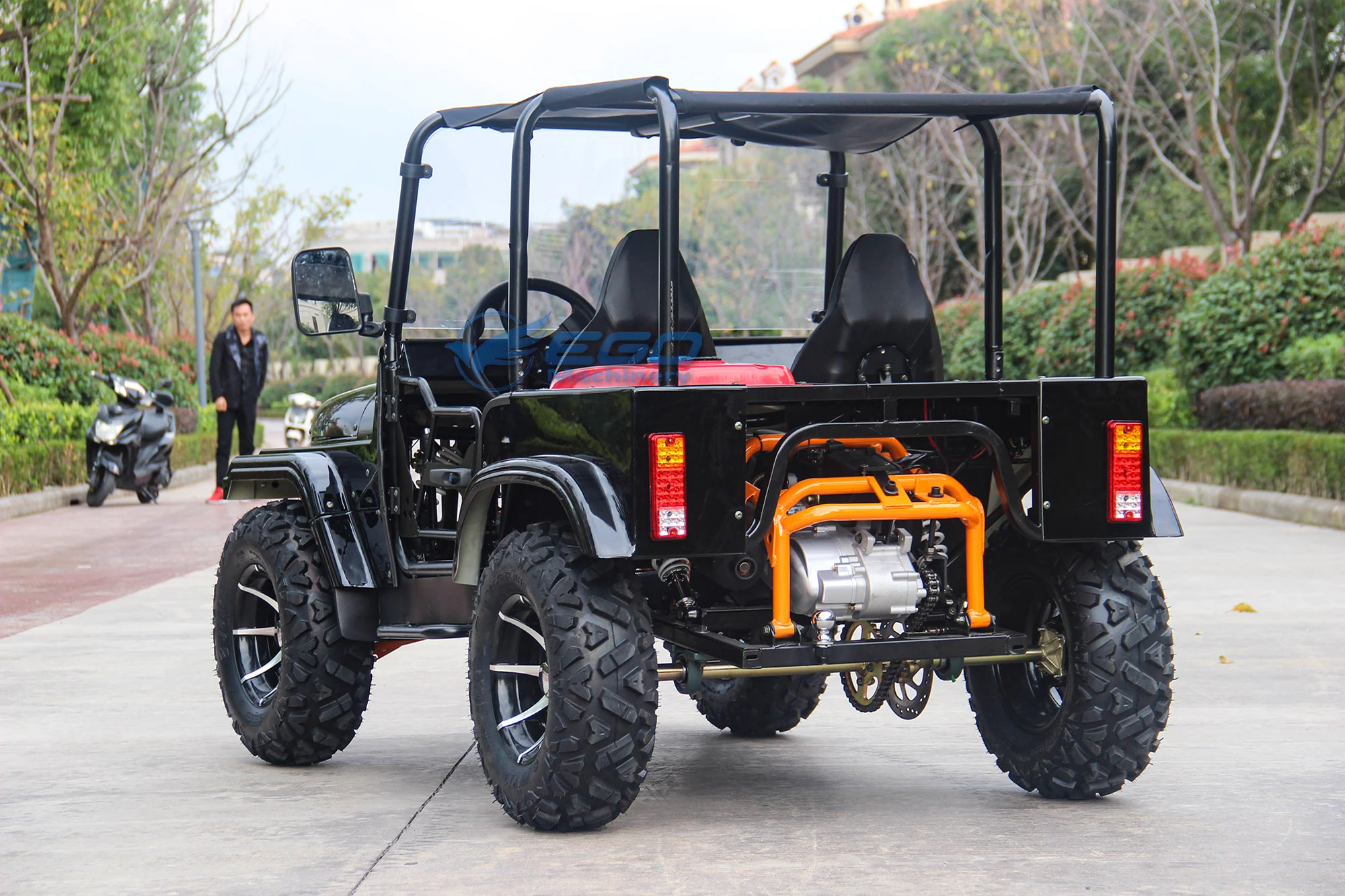 Mini Jeep Willys Elektrikli Quad Atvs Battery Powered 2 Seat Gasoline ...