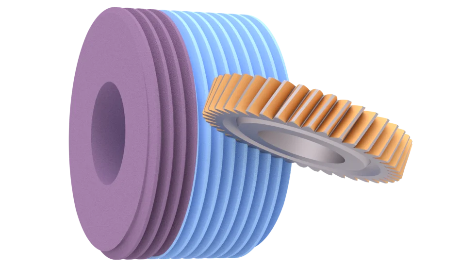 Worm Gear Grinding Wheel Ceramic Bond Sintered Grinding Wheel Gear ...