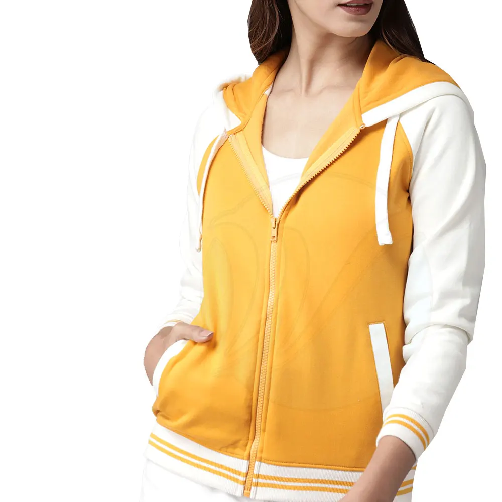 Cotton Polyester Made Hoodies For Women Quick Dry Women Hoodies Long ...