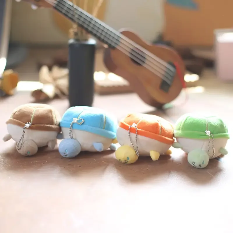 Personality Unique Cartoon Doll Soft Tortoise Plush Pendant Keychain ...