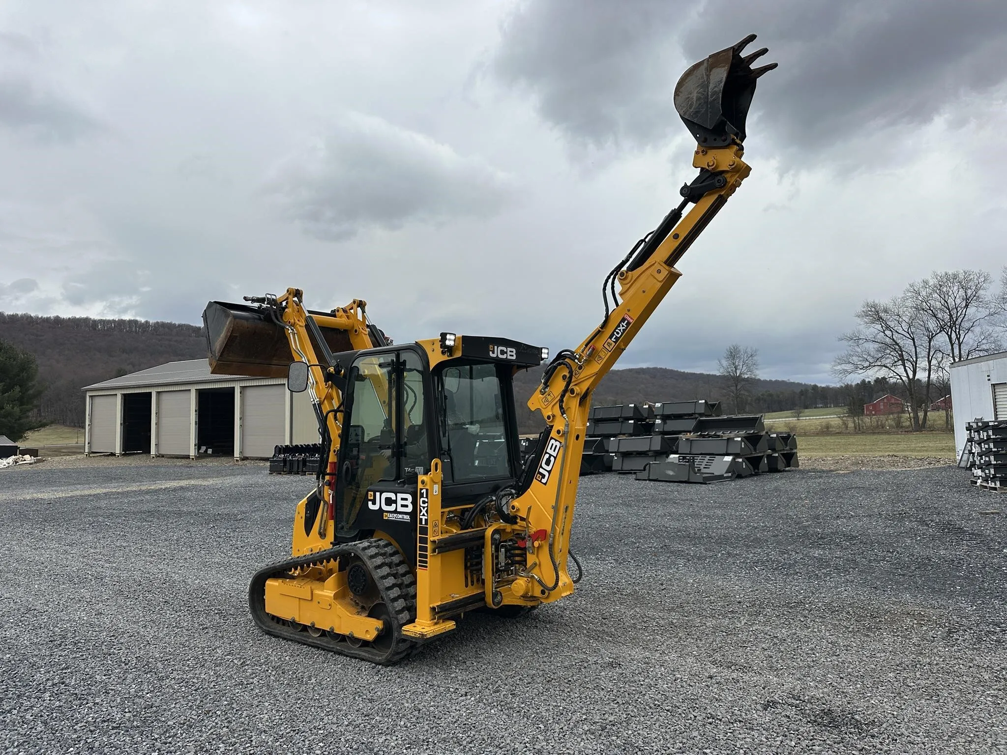 2023 JCB 1CXT Loader and Skid Steer Attachment-Compact Backhoe Loader ...