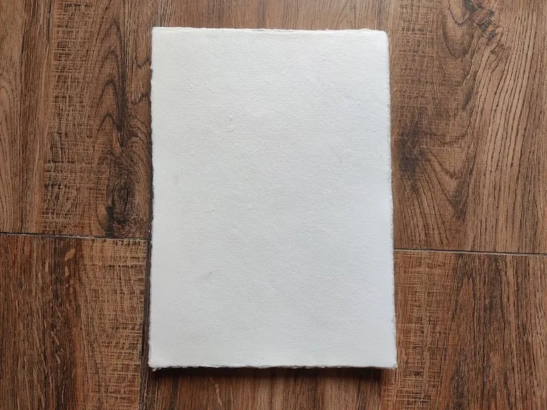 Handmade A4 Paper 150 GSM 100% Cotton Rag Sheets - Eco Friendly