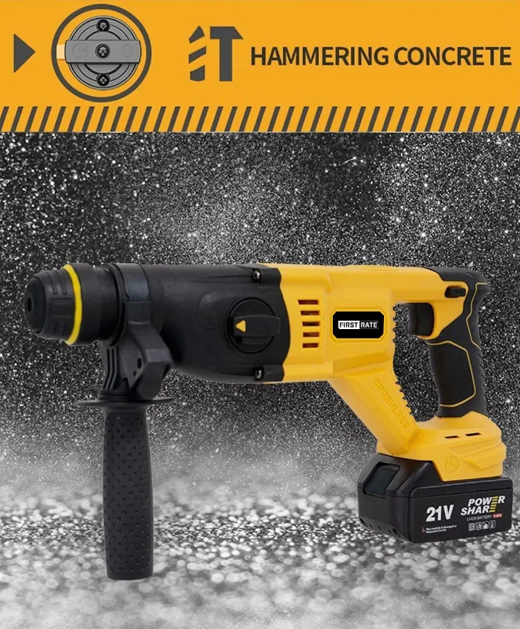 220v Electrical Hammer Hammer Drill For 26mm Concrete 1200rpm Hammer ...