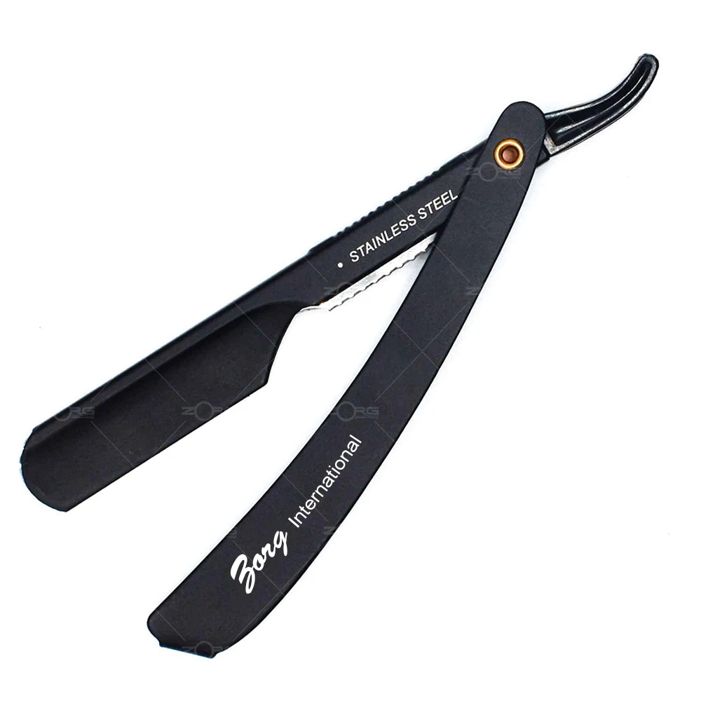 Stainless Steel Straight Edge Barber Shaving Razor Blade For Close ...