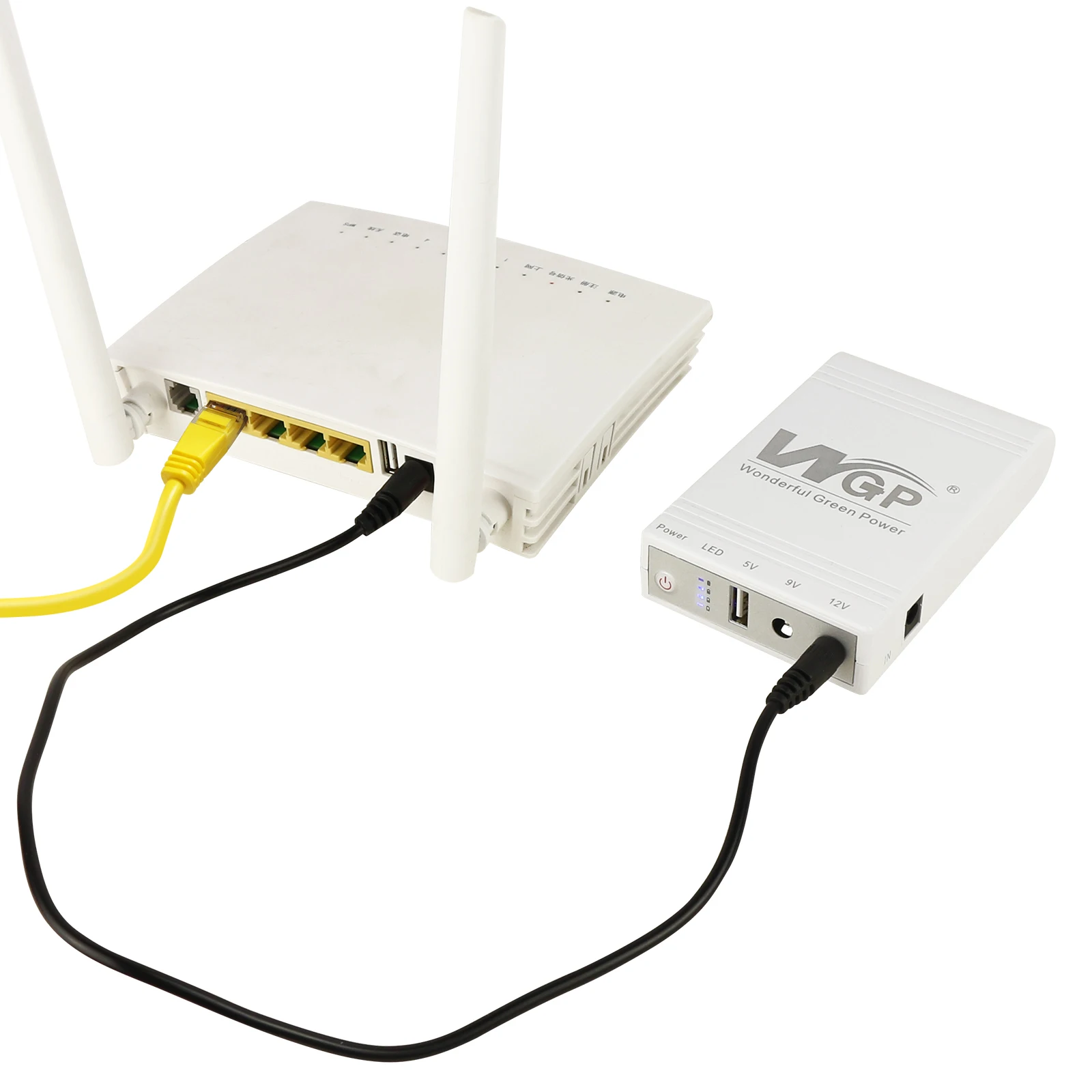 WGP original MINI UPS for wifi router ONU USB5V DC9V12V online smart ...