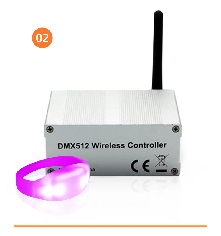 Bracelet Led Glowing In Dark Rfid Remote Controlled Led Wristband Event ...