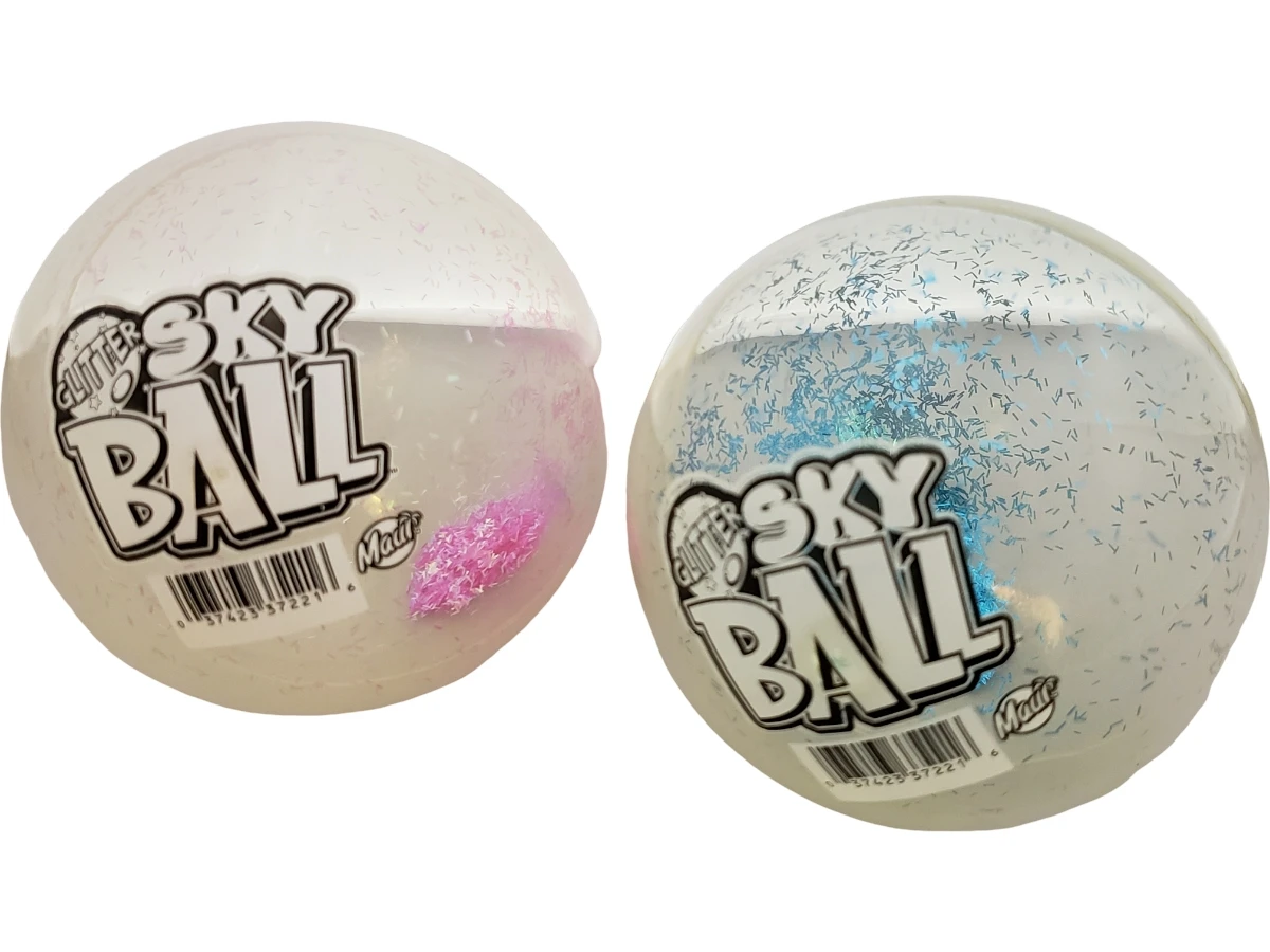 High Quality Design 100mm Glitter Popup Skyball Outdoor Super Bounce Ball Super Clear Light ...