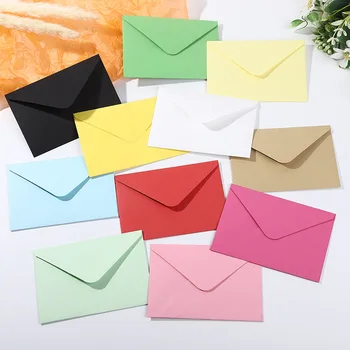 Custom Recyclable Mini Paper Envelope Assorted Colors Gift Card ...