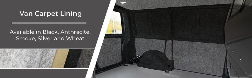 100% Polypropylene Graphite Grey Color 4 Way Stretch Van Lining Carpet ...