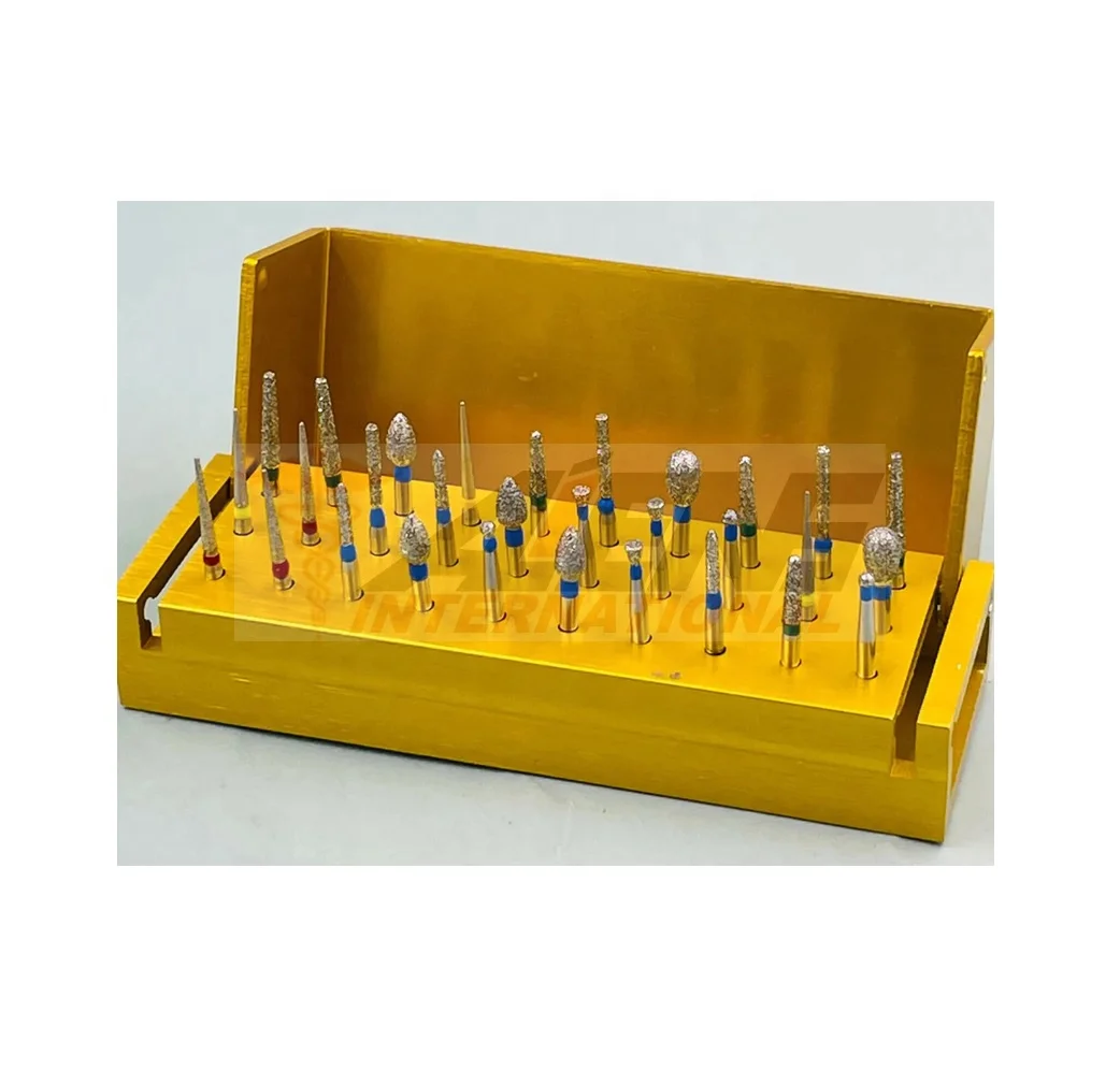 Dental Cartridge Repair Kit Dental Diamond Burs Drill Disinfection Bur ...
