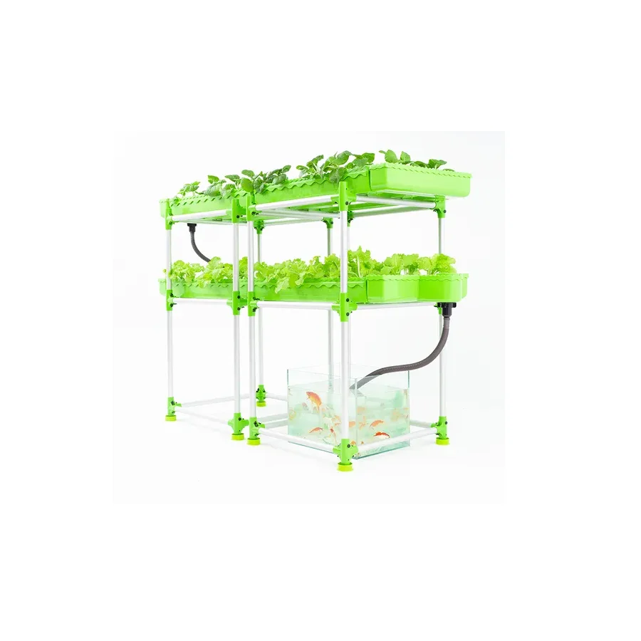 Large Outdoor Aquaponic Farming and Vegetable Growing Unit Double Two ...