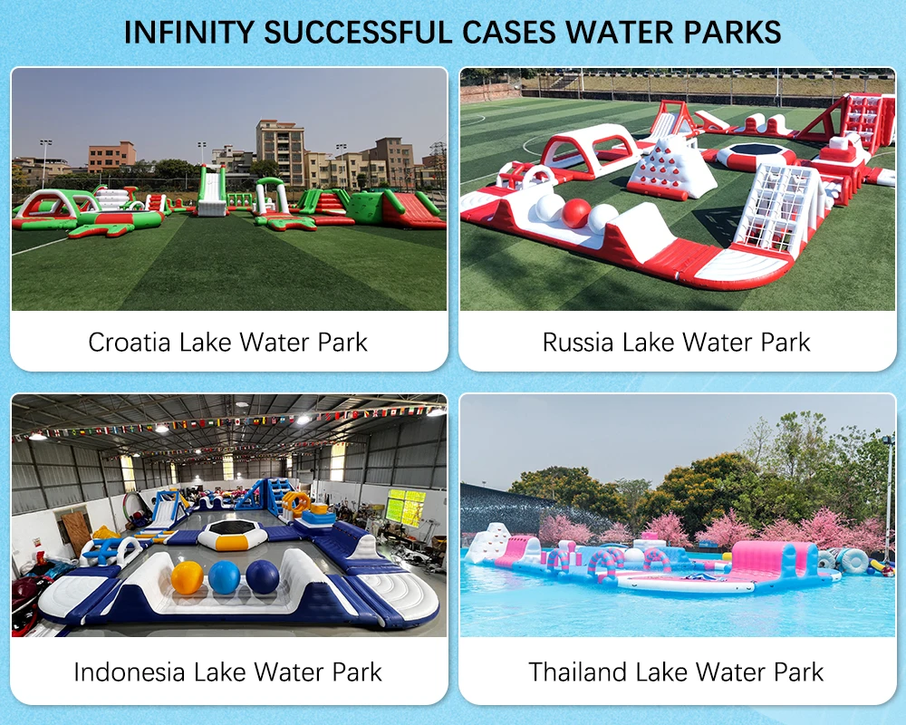 Inflatable Water Park - Fun Floating Games for Lakes