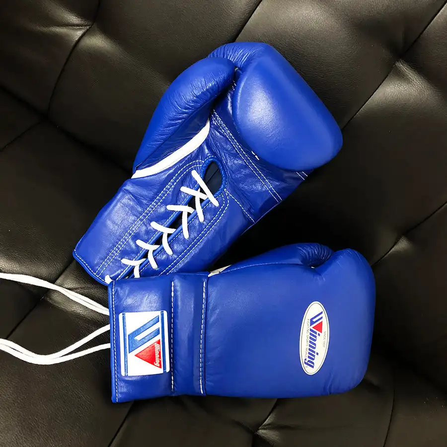 New 2022 Arrival Blue Color Custom Made Winning Training Boxing Sets ...