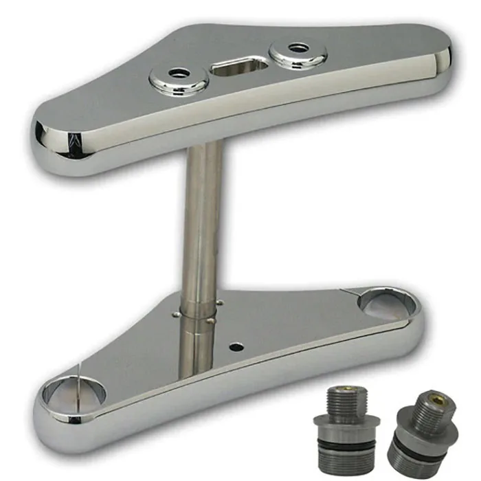 41mm Wide Glide Billet Aluminum Triple Or Raked Tree Set W/ Or W/o Led ...