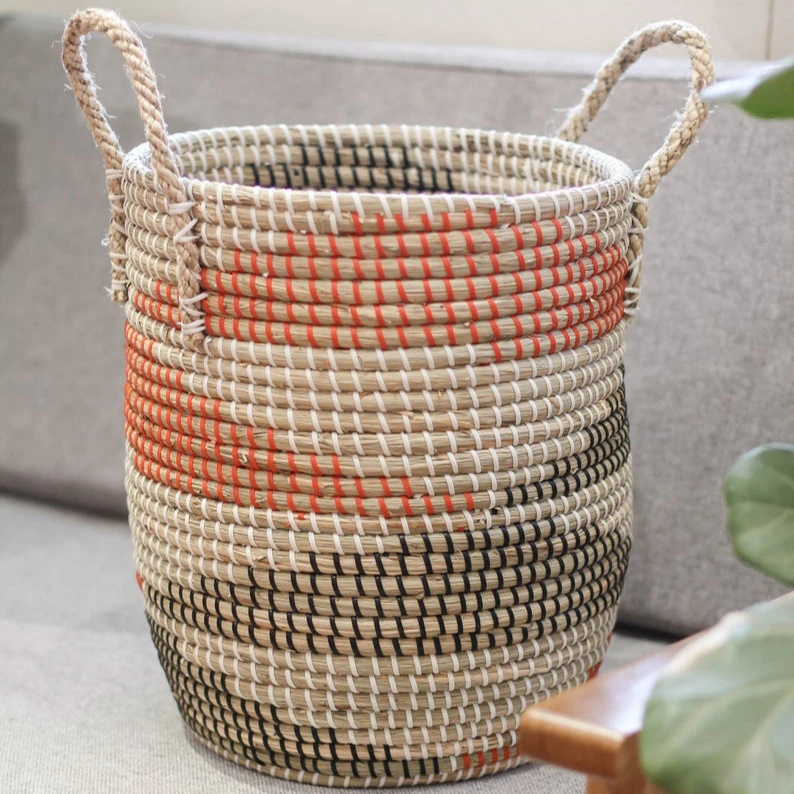 Vietnam Handwoven Storage Basket Laundry Hamper Basket Oem Odm Home ...