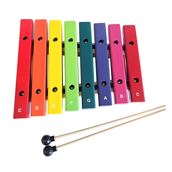 8 Notes Rainbow Wooden Xylophone| Alibaba.com