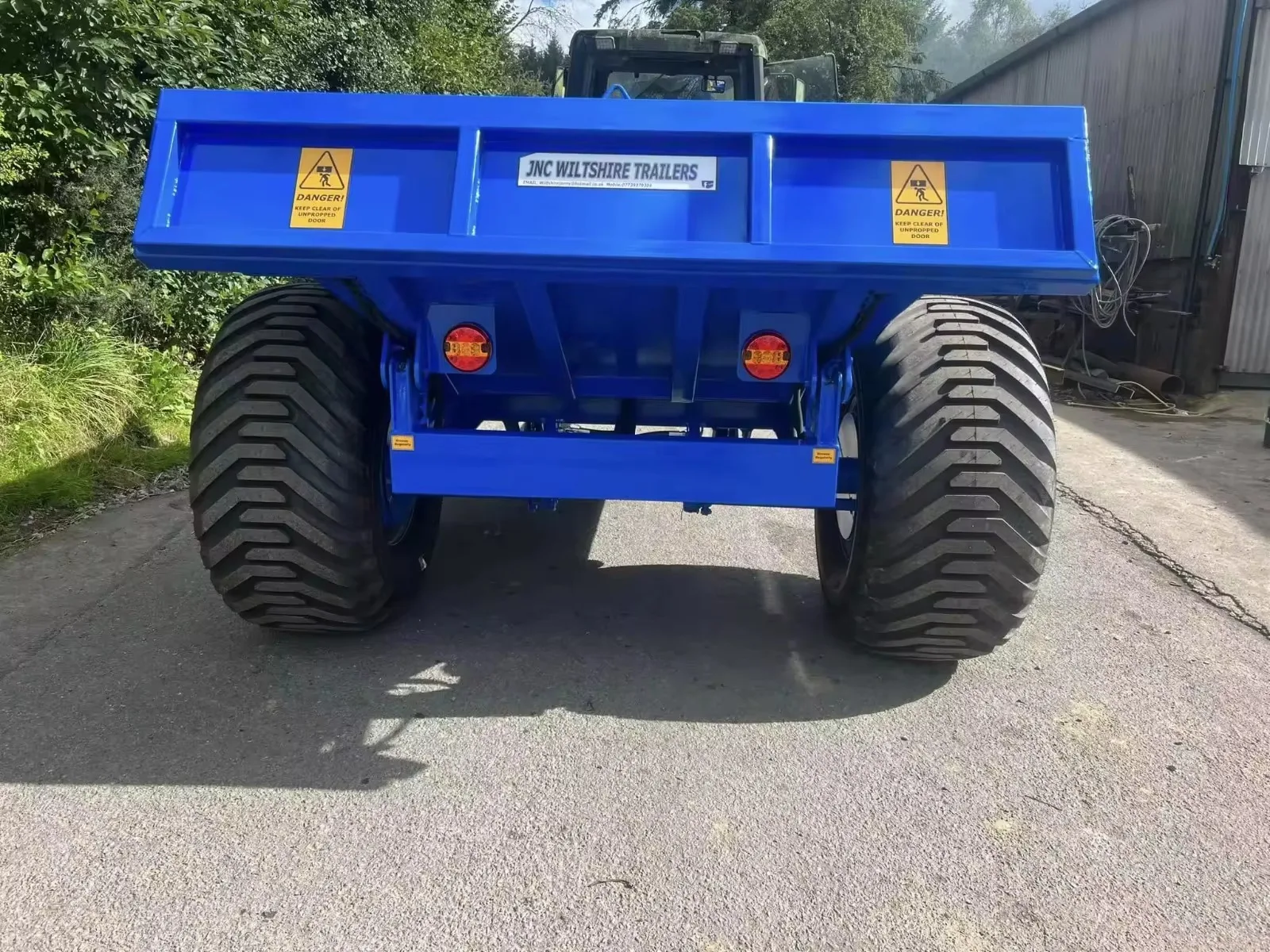 Farm/Dump trailer Utility Turning Milling Aluminum Alloy Truck Trailers ...