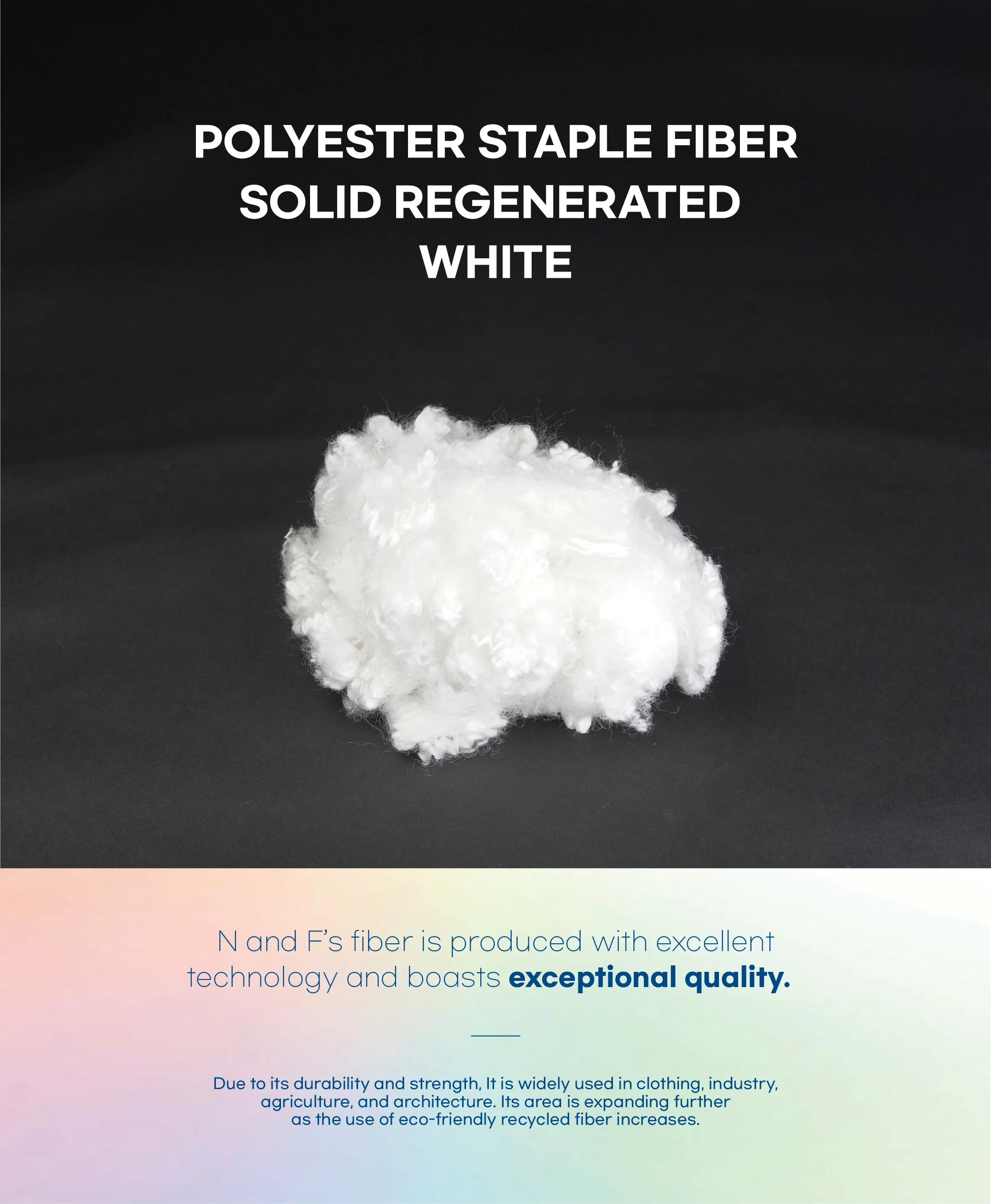 WHITE POLYESTER STAPLE FIBER SILICONIZED POLYESTER WHITE SILICON SEMI ...