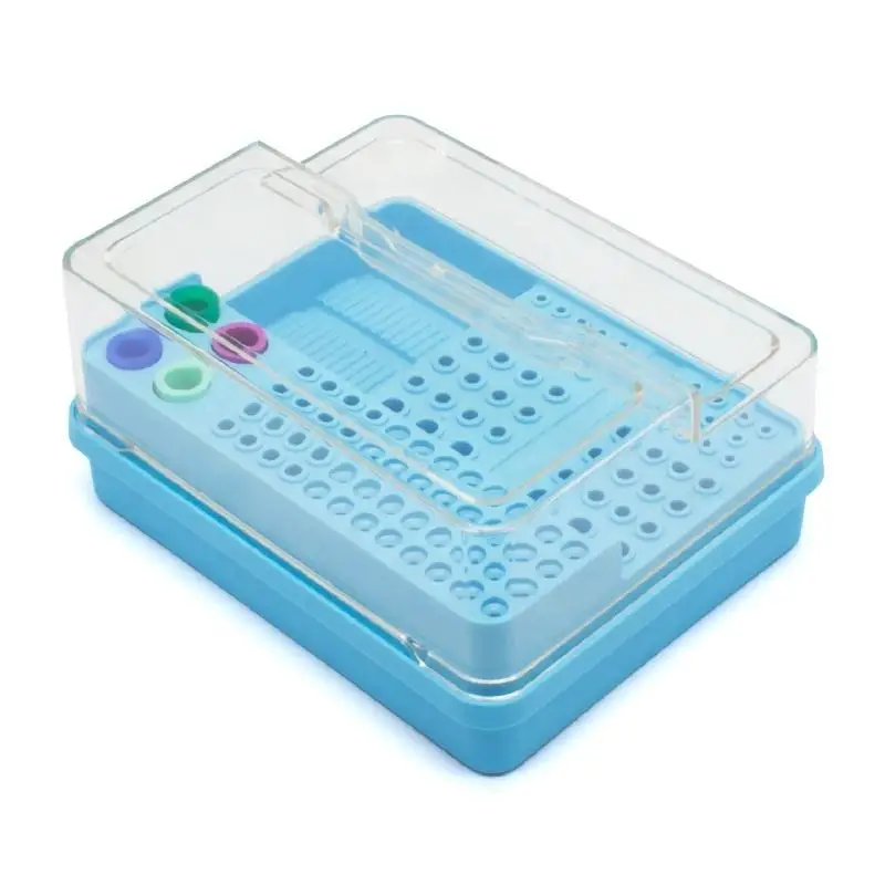 Edo File Box Sterilizable Autoclave Sterilization Box Dental Bur Block ...
