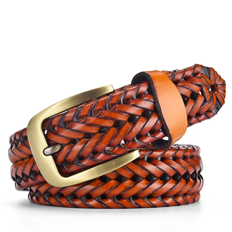 Men's Split Leather Reversible Belts Rotated Buckle Belt - Buy Belt ...