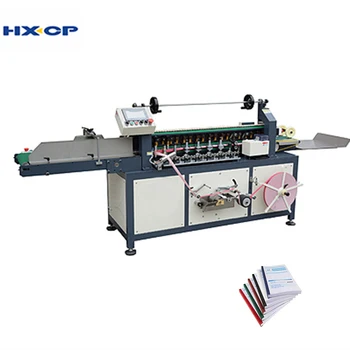 Hxcp Back Spine Taping Machine For Notebook Back Pasting And Binding ...
