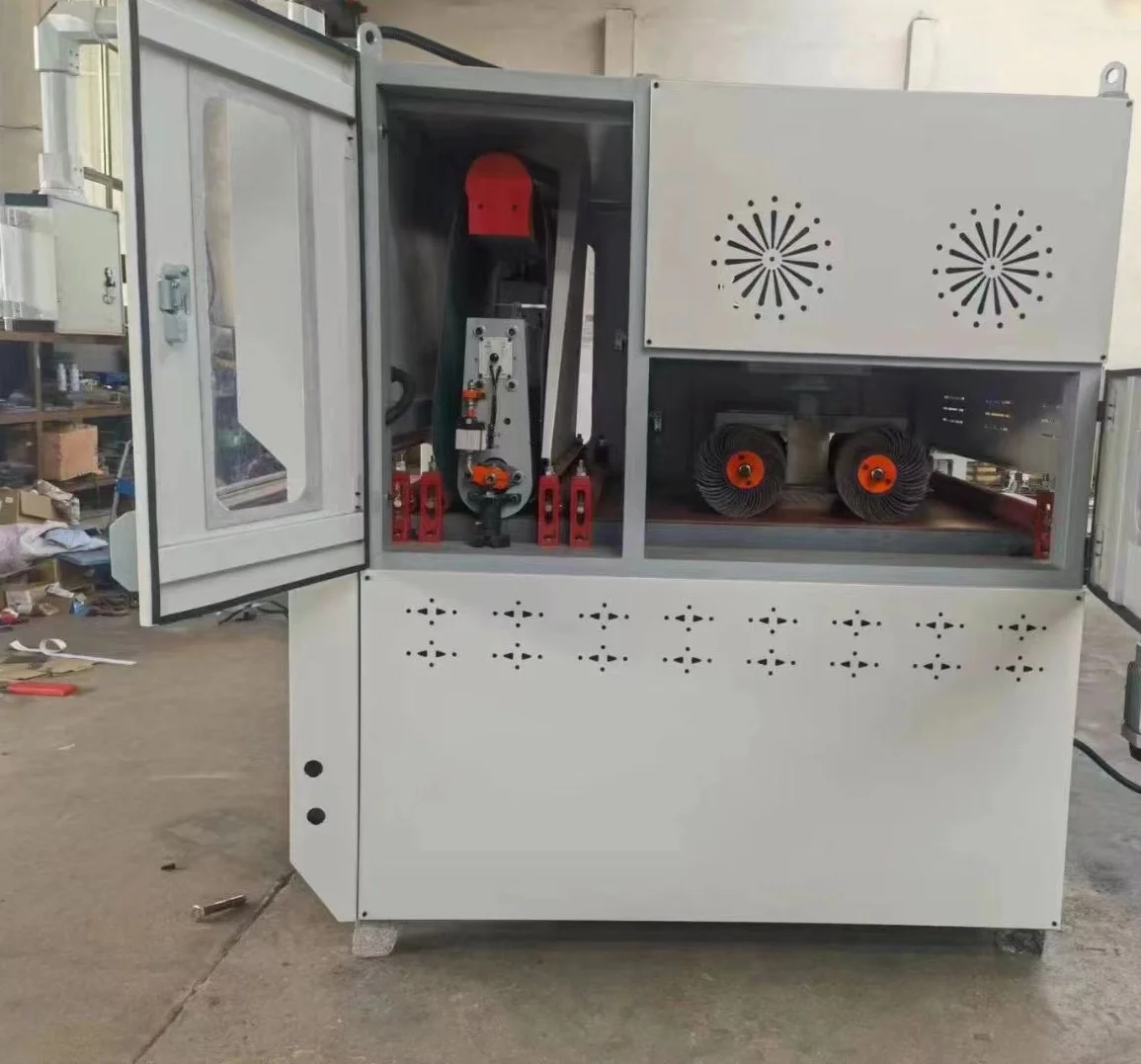Scotch Brite Hairline Matt Finishing Polishing Machine