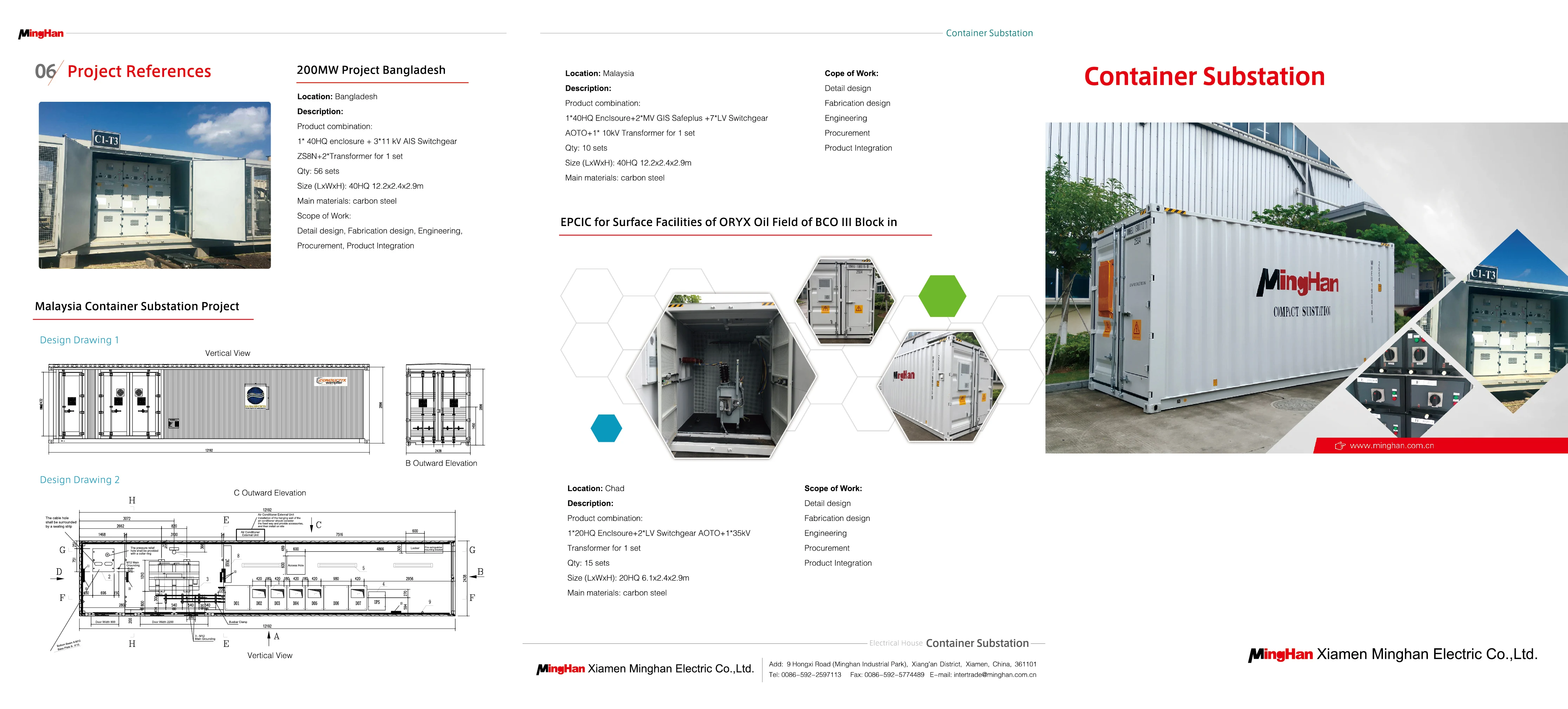 Minghan Compact Substation - Reliable Outdoor Electrical Solutions