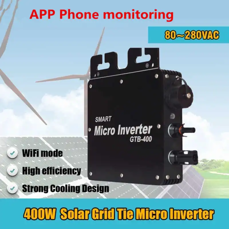 Mppt Diy Micro Inverter 110v 220v Stand By Wifi Mobile App Solar System ...