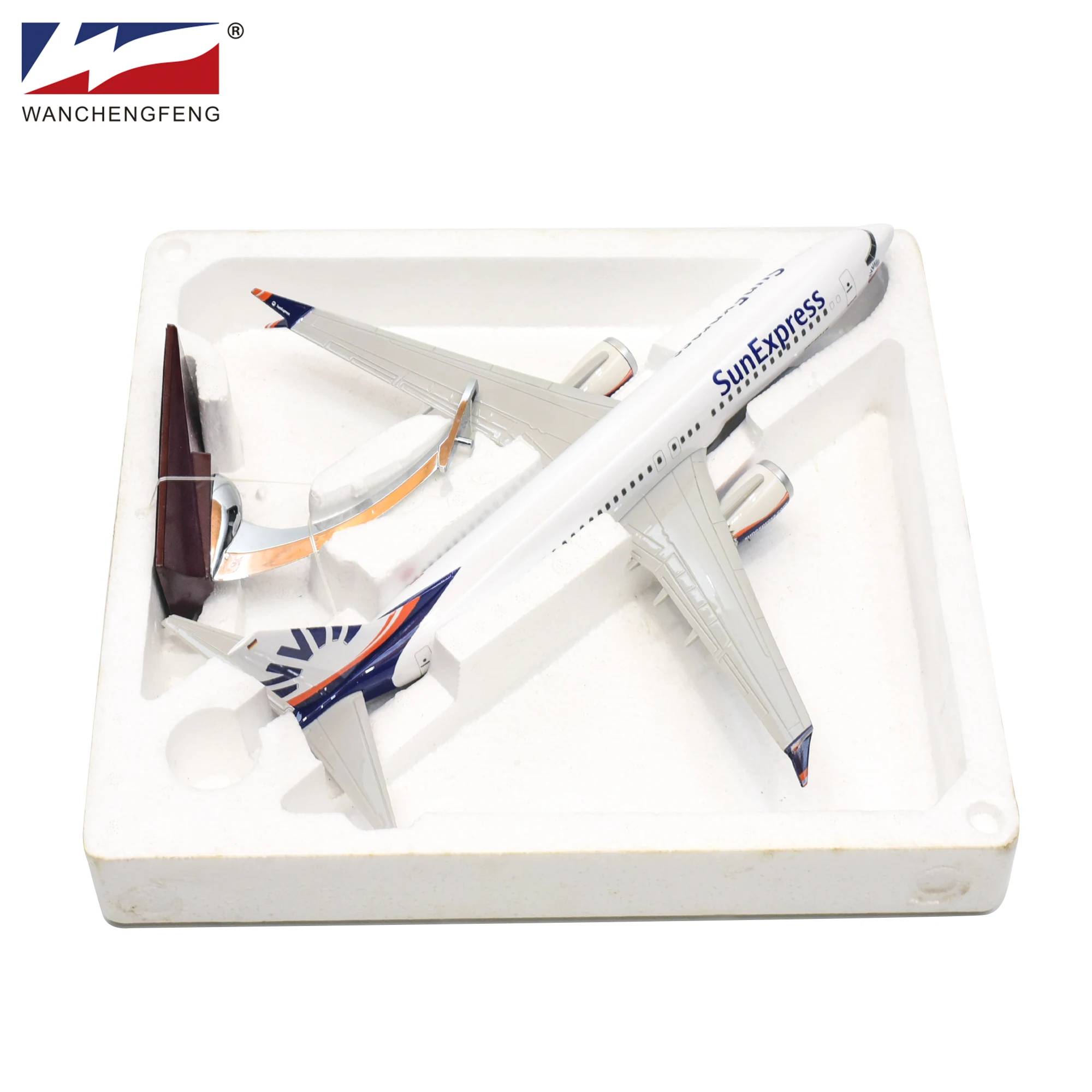 Plane Model Sunexpress Boeing B737-800 1/100 40cm ABS Resin