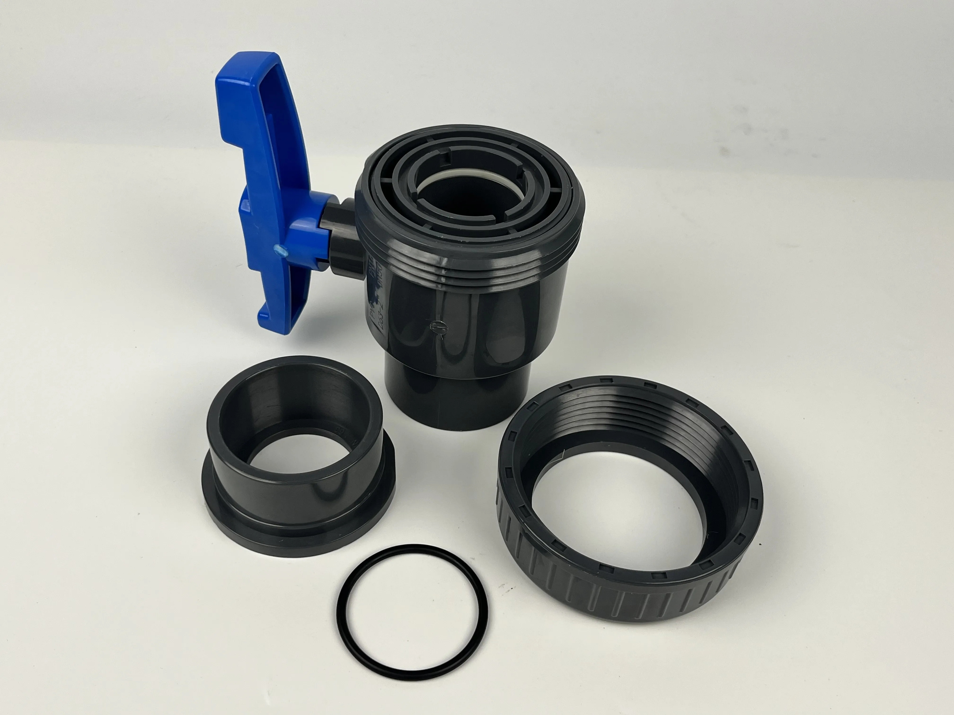 SALVADOR PVC Single Union Ball Valve TPV Ring 32mm ABS Handle Manual ...