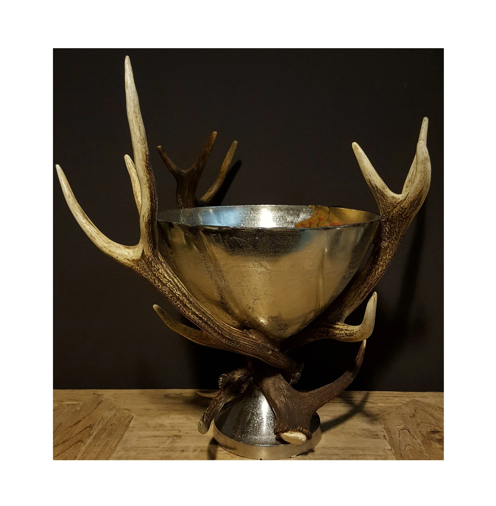 Handmade Decorative Aluminum Deer Bowl For Home Decorative Table Top ...