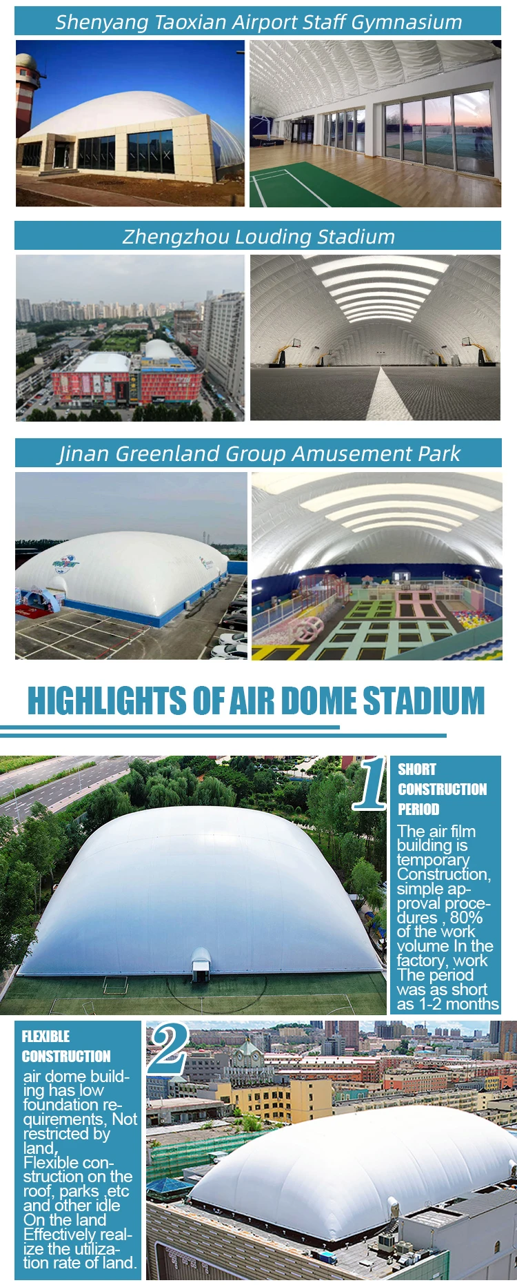 Big Inflatable Football Field - Durable Sports Dome Tent