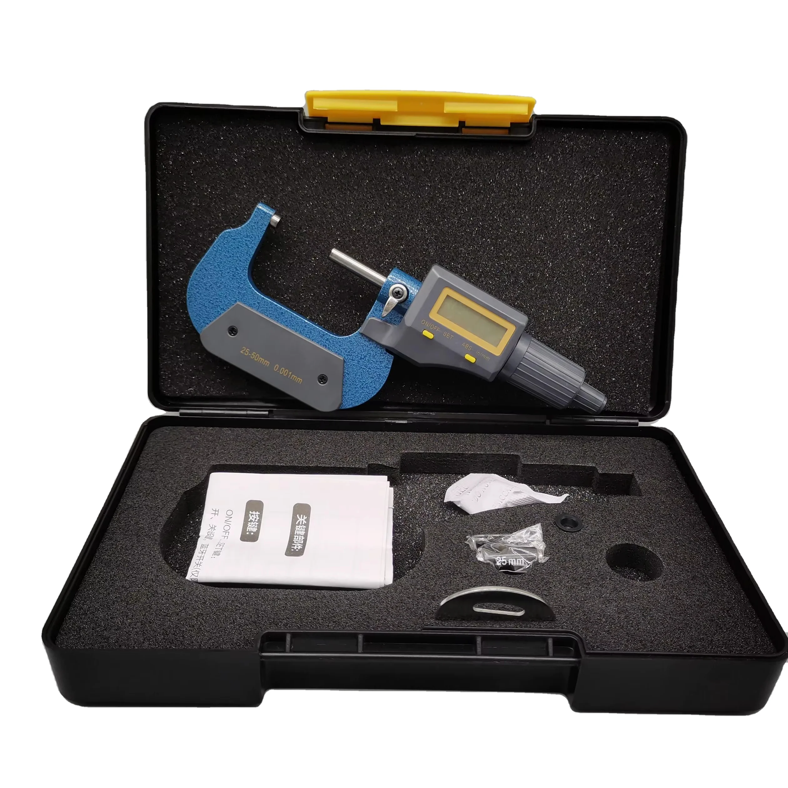 Digital Metal Outside Micrometers 0-25-50-75-100mm Range 0.01mm ...