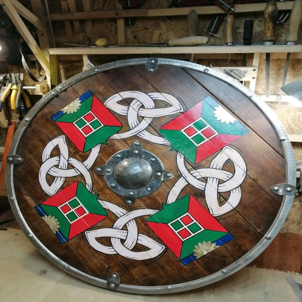 Medieval Viking Shield - Eivor Valhalla Cosplay Ragnar Battle Ready ...