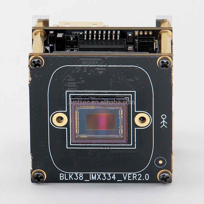 8mp 4k Starlight Imx334 Poe Ip Camera Module Hi3516av300 3840x2160 1/1.8" Cmos Uhd Cctv Ip ...