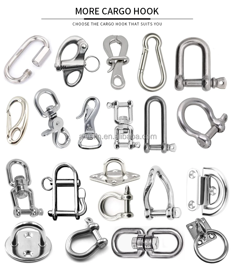 316 Stainless Steel Safety Shackles - Rigging Accessories