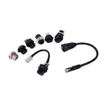 Rj45 Waterproof Connector (rj Panel Mount With Pcb Dip Pin) - Buy ...